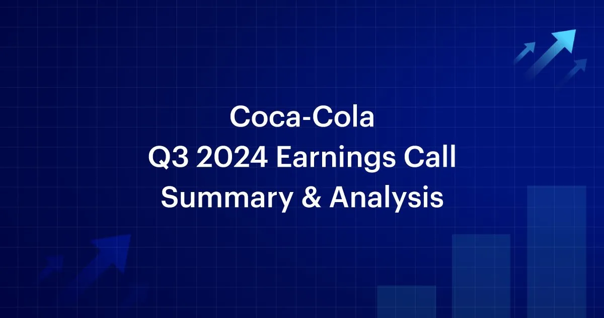 Coca Cola 2024 Profits