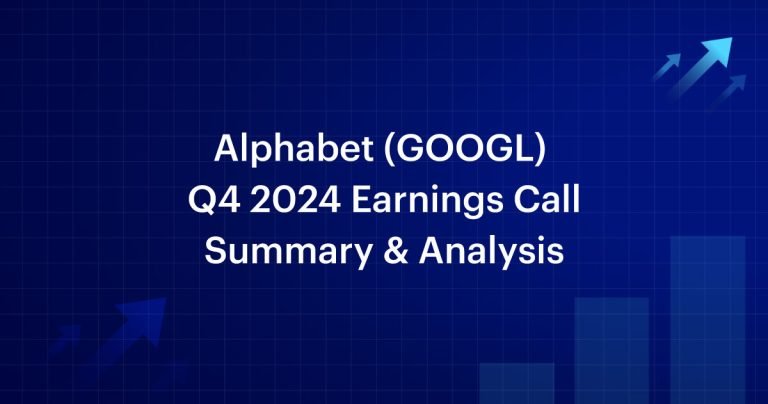 Alphabet (GOOGL) Q4 2024 Earnings Call: Summary & Analysis - Danelfin Blog